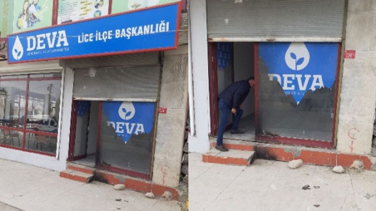 DEVA Partisi binasına molotoflu saldırı - İz Gazete - İzmir Haberleri - Son Dakika Haberler